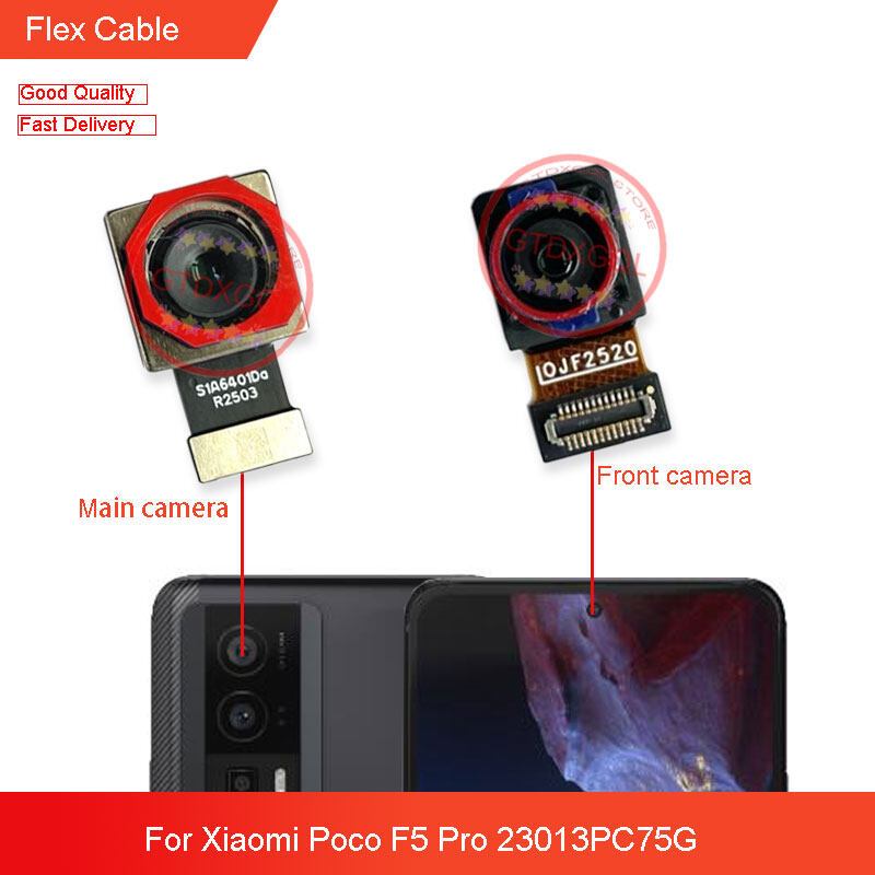 Original Front Camera For Xiaomi Poco F5 Pro 23013PC75G Main Facing ...