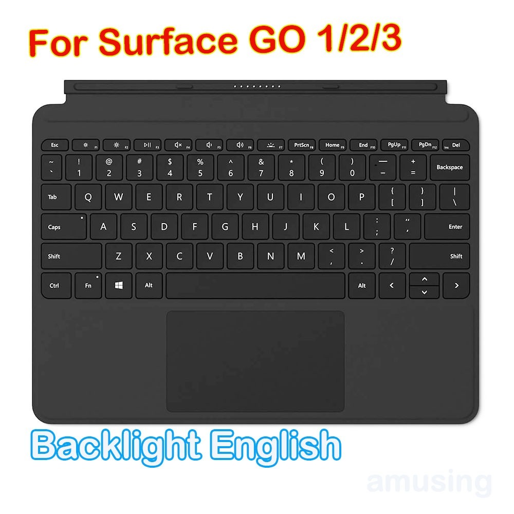 Used 80% New Microsoft Surface Type Cover Keyboard Backlight with Touch ...