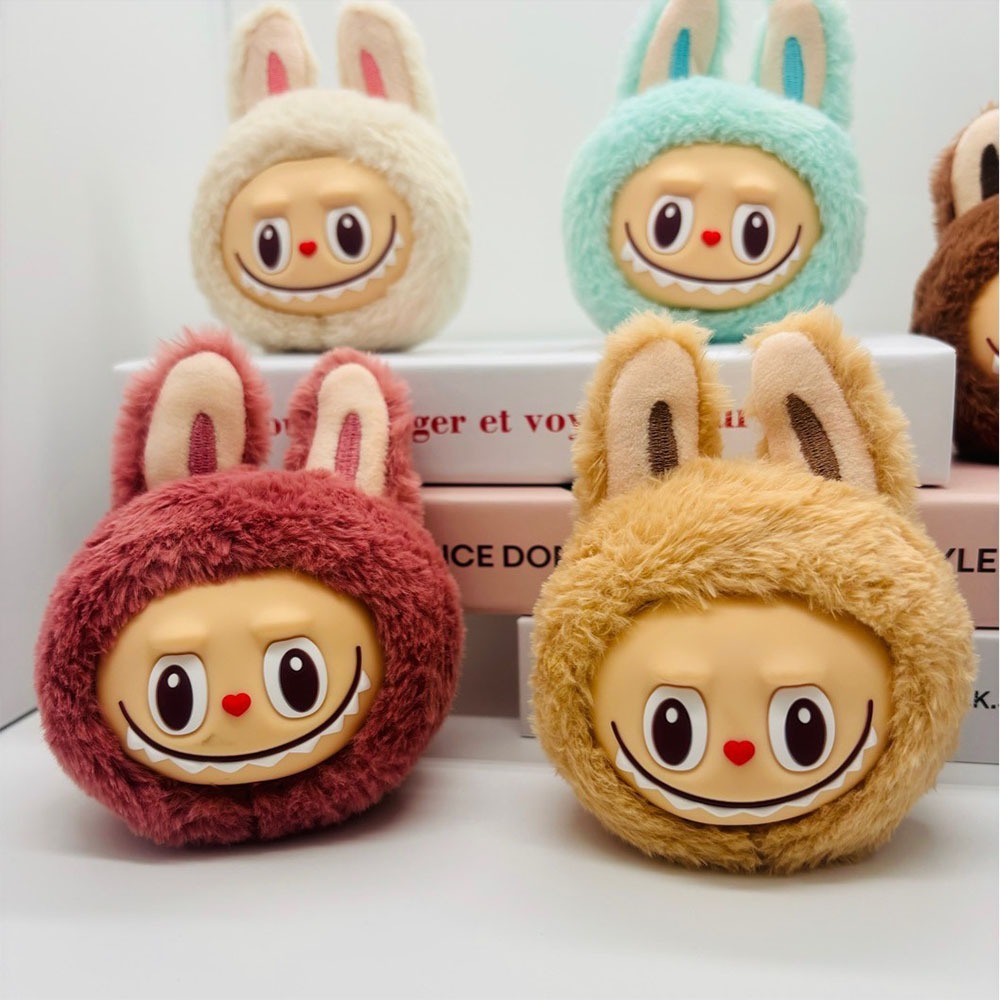 LABUBU keychain plush doll keychain, cute cartoon doll keychain key ...