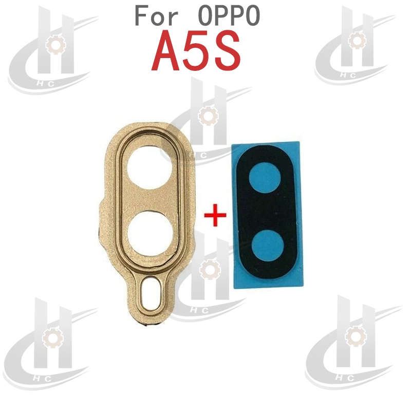 For OPPO A5S Back Rear Camera ring Lens Glass Cover Camera Frame Holder ...