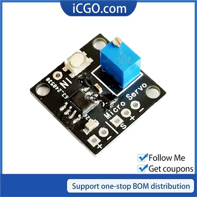 Adjustable angle servo drive board servo control module SG90 servo drive circuit PWM trawler ...