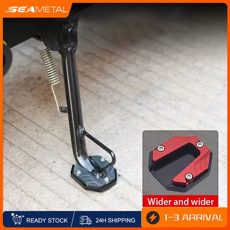 SEAMETAL Motorcycle For Yamaha Nmax155 V1 V2 Nmax 155 Side Stand Shoe ...