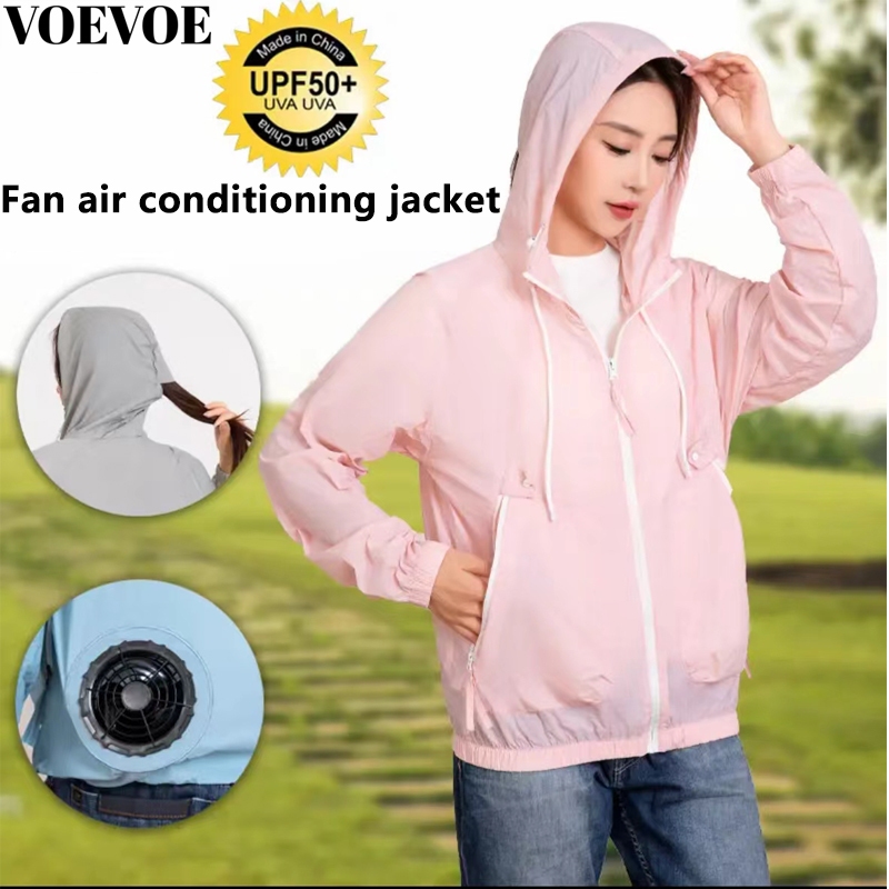 [VOEVOE]Men's And Women's Fan Air-Conditioning Jacket | Shopee Malaysia