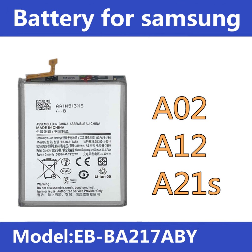 Battery Bateri Compatible For Samsung A02 / A12 / A21S Batery EB ...