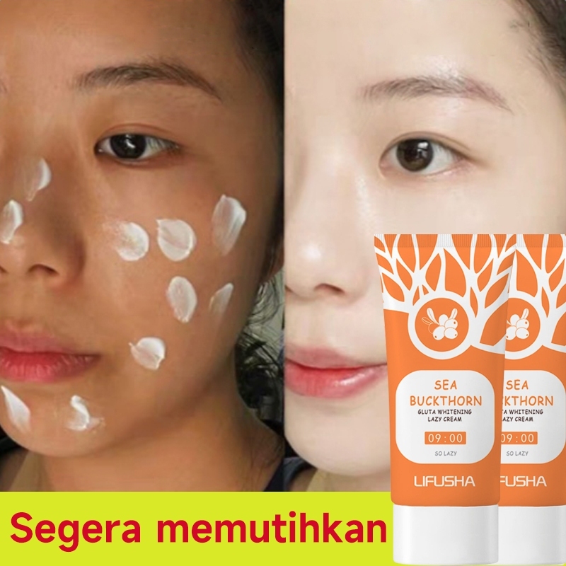 Kem Facial Whitening 30g Niacinamide Lazy Cream Gluta Whitening Lazy ...