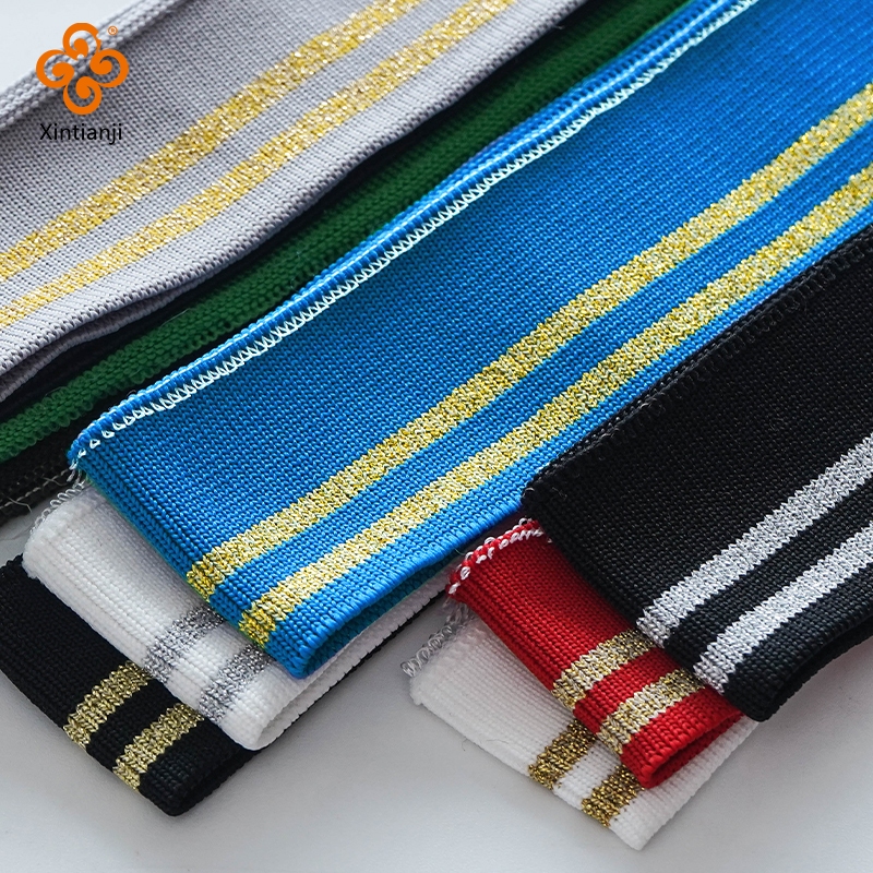 80cm Ribbed cuffs fabric 3.5cm wide Knitted T-shirt collar for cuff and jacket Collar fabric ...