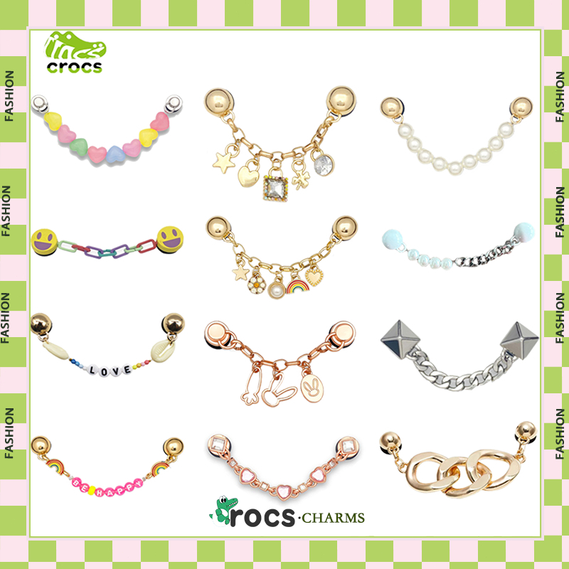 Jibbitz crocs charms Shoe Buckle Hole Shoe Accessories Texture Metal ...