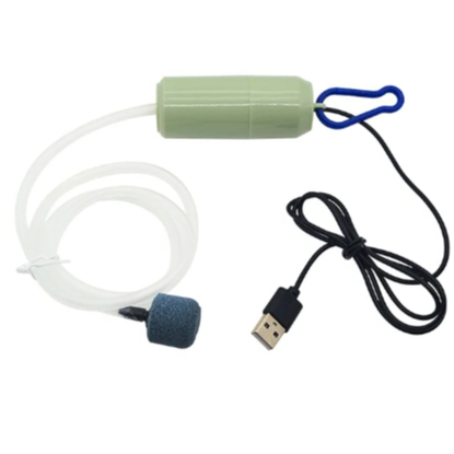 Aquarium USB Air Pump Fish Tank Silent Air Compressor Aquarium Portable ...