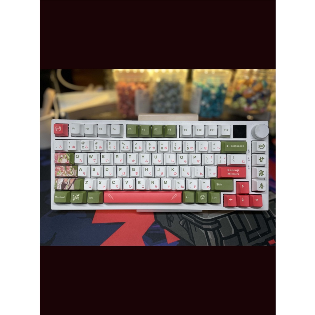 Kanroji Mitsuri Keycaps Demon Slayer Cherry height PBT material ...