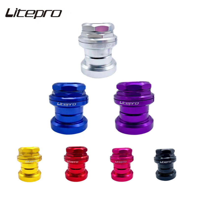 Litepro Folding Bicycle 1-1/8 Headset 34mm Sealed Bearing Aluminum ...