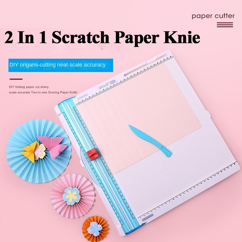 【Fast Delivered】 2 In 1 Paper Trimmer Scoring Board Paper Folding ...