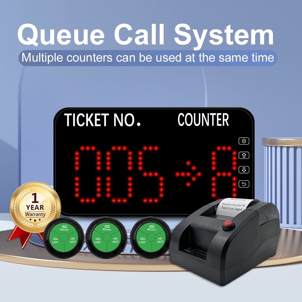 Wireless Calling System Long range wait number Take a Number System ...