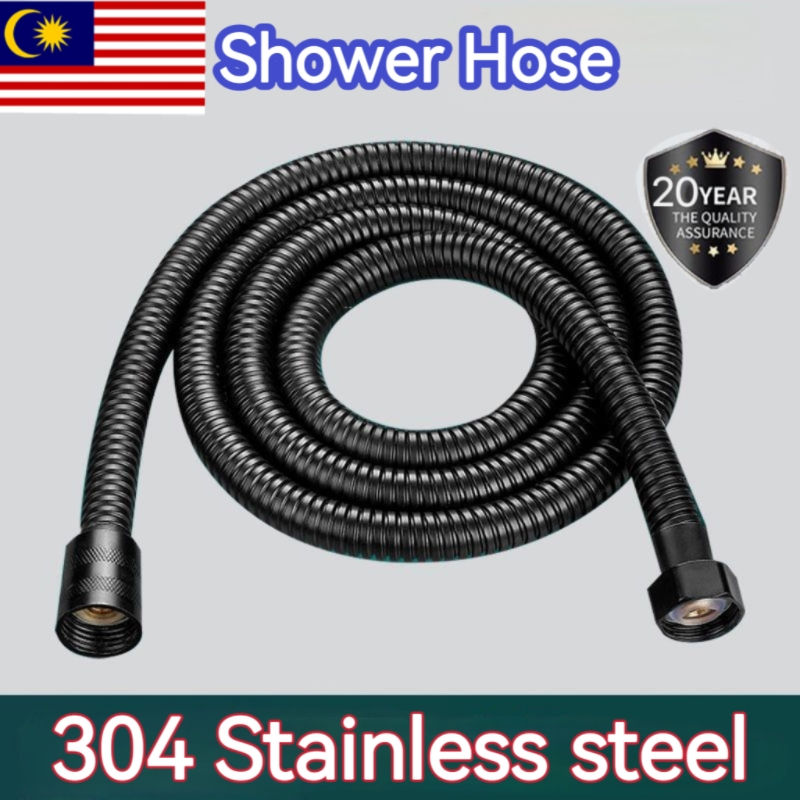 Shower Hose 1.5M Stainless Steel Water Heater Flexible Hose Bathroom ...