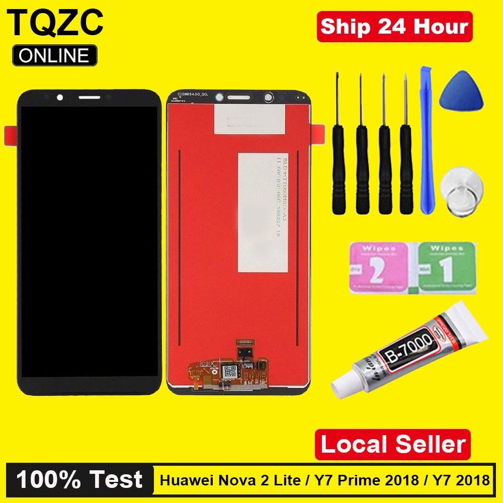 TQZC Original LCD For Huawei Nova 2 Lite / Y7 Prime 2018 / Y7 2018 LCD ...