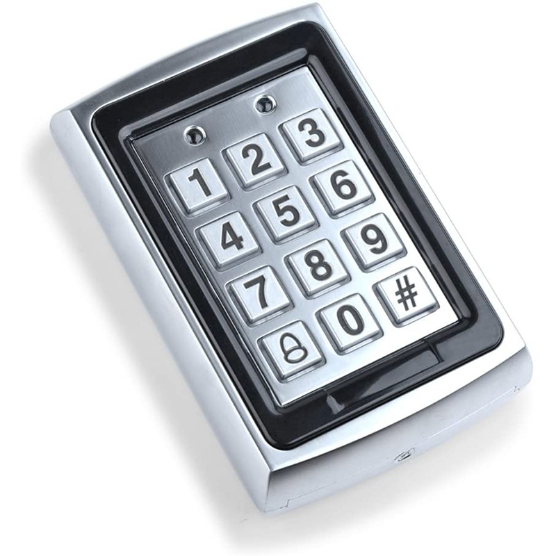 125KHz RFID Metal Access Control Keypad Standalone Access Controller EM Card Reader for Door ...