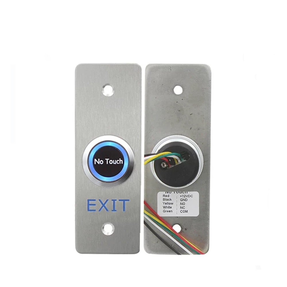 304 Stainless Steel No Touch Infrared Sensor Door Exit Push Button Release Switch Opener Door ...