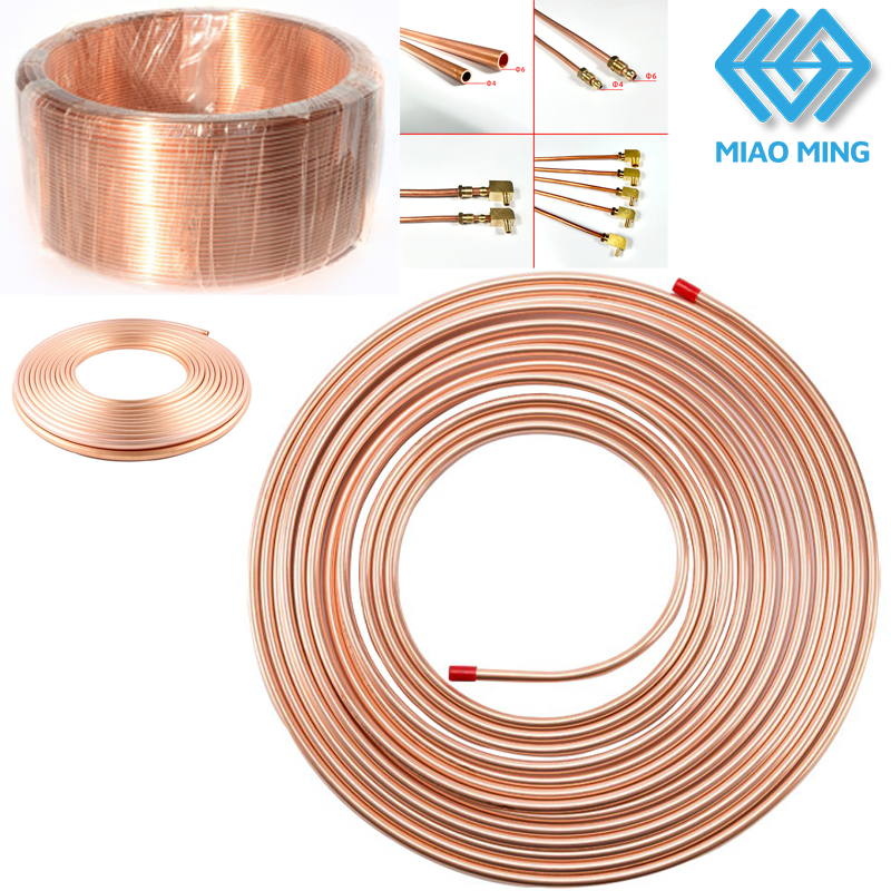 [Loose Cut / Feet] 1/4", 3/8", 1/2", 5/8" Pure Copper Pipe / Copper ...