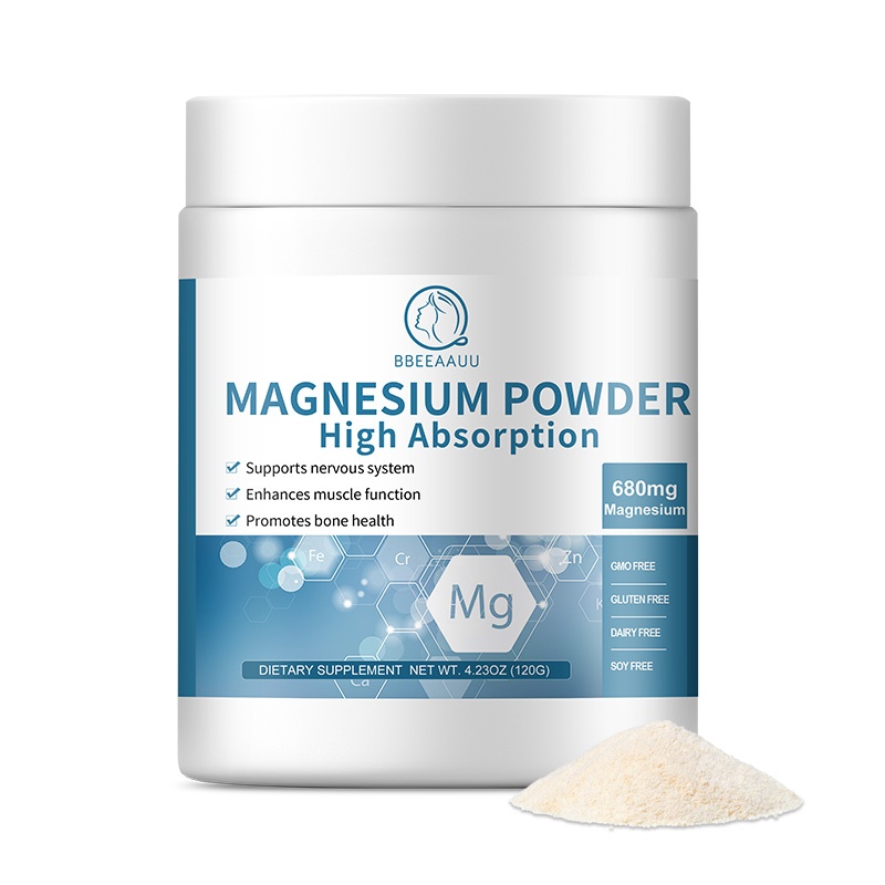 BEAU Magnesium Glycinate Powder with Vitamins A, C, D, E, B Complex ...