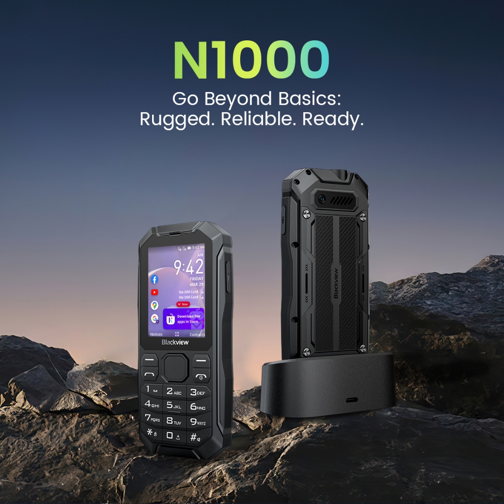Blackview N1000 Rugged Keypad Smartphone Water Proof (2.4'' / 1GB RAM ...