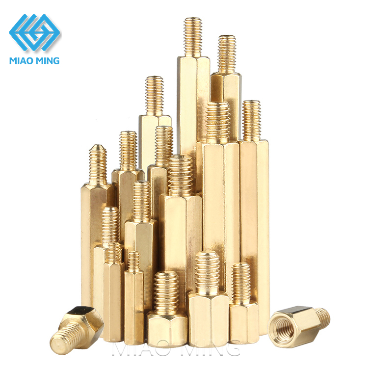 M3 Brass Hex Standoff Screw Support Spacer Pillar Screw foComputer ...
