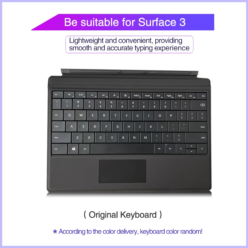 Microsoft Surface 3 Surface Pro1 Surface Pro2 keyboard Type Cover（Random color） | Shopee Malaysia