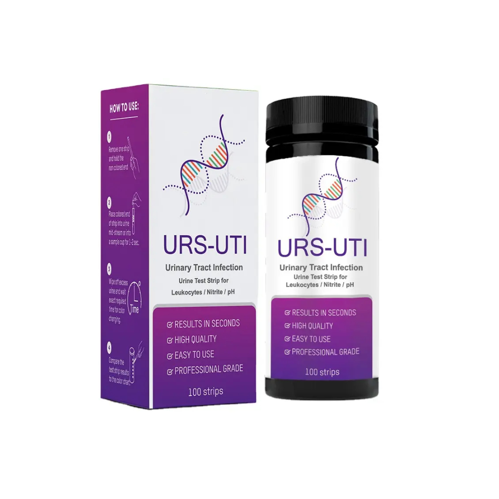 3-in-1 Full Panel UTI Test Strips for Women, Men & Kids 50ct ...