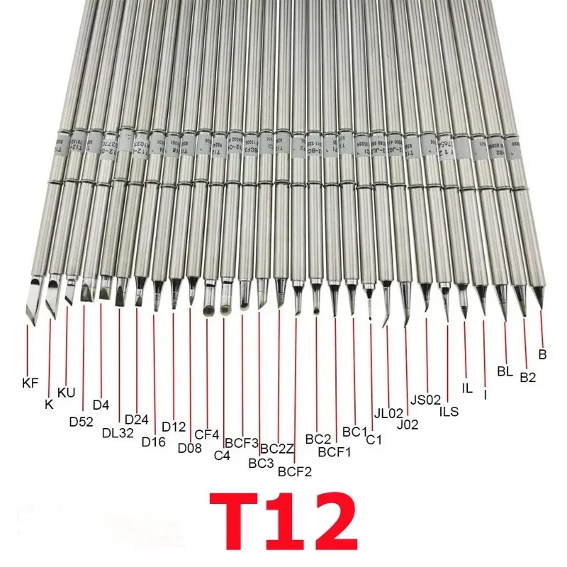 T12 Soldering Iron Tips Replacement Various Models of Tip Electric ...
