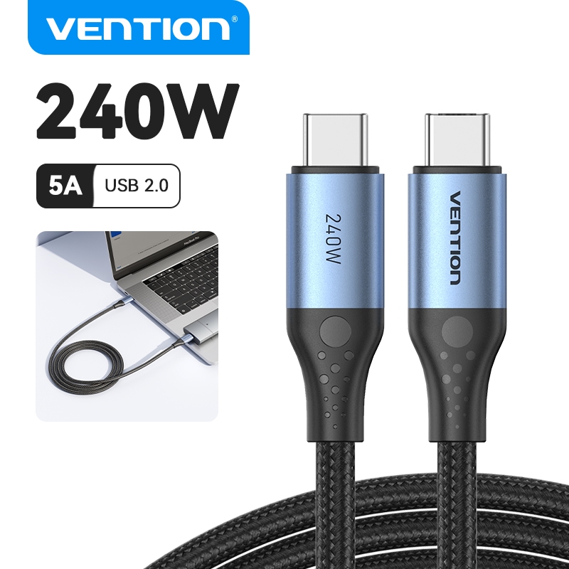 Vention USB 4.0 Type C Cable 40Gbps 5A supprort Video transmission 8K ...