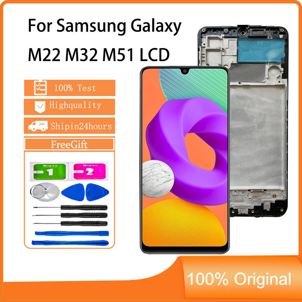 For OLED Samsung Galaxy M22 M32 M51 A32 4G A54 5G LCD Display Touch ...