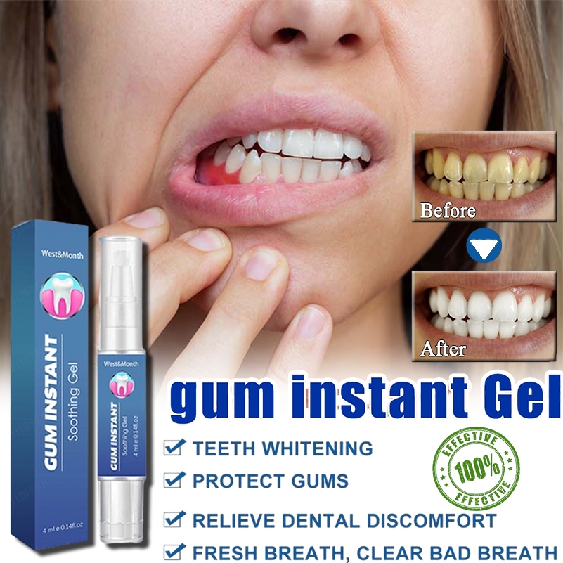 Gum Instant Soothing Gel Receding Gums Treatment type Tooth loosening ...