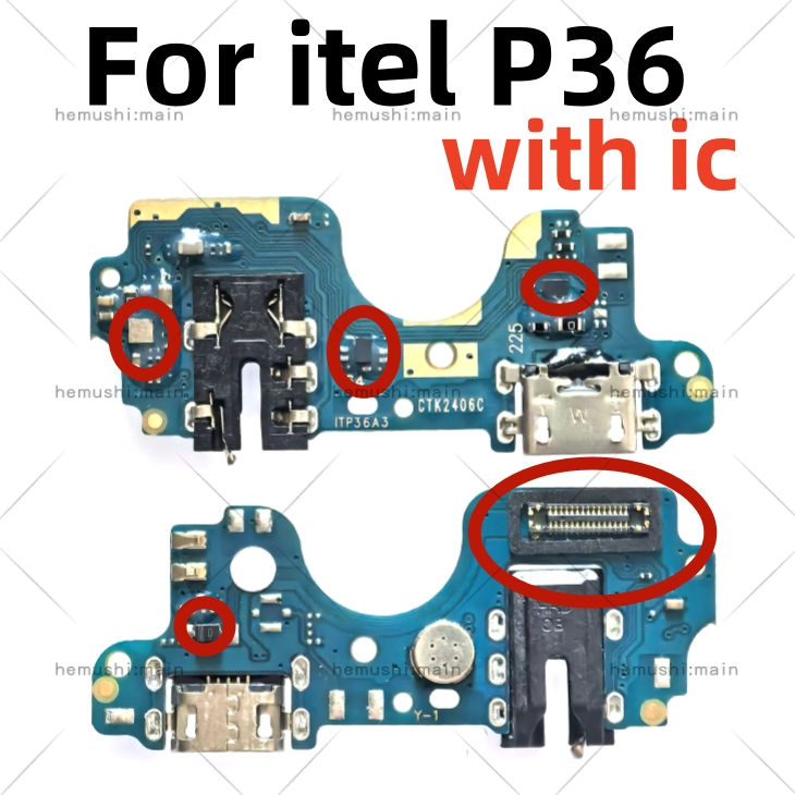 USB Charging charger port board For ITEL P36 Mainboard Flex USB Port ...