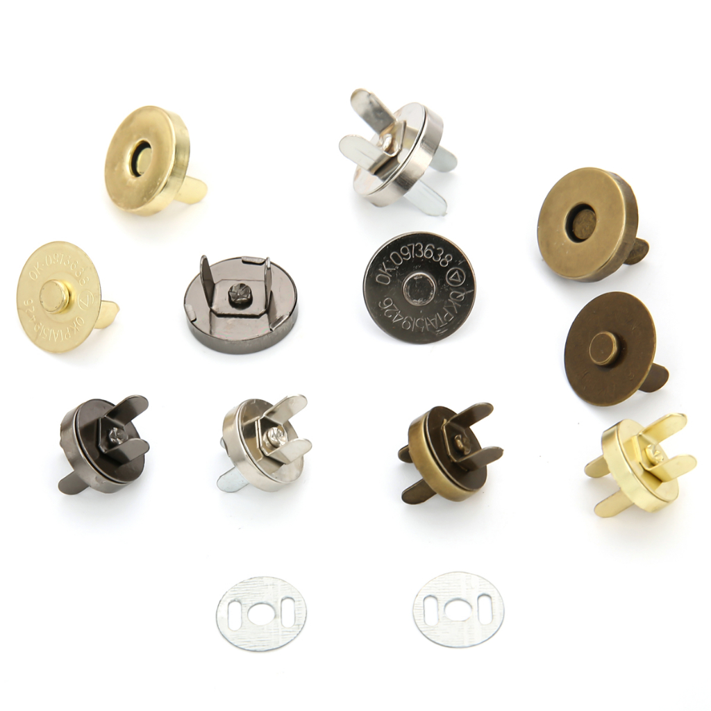 10sets/Bag 14/18mm Thin magnetic Buttons Bags Magnet Automatic ...