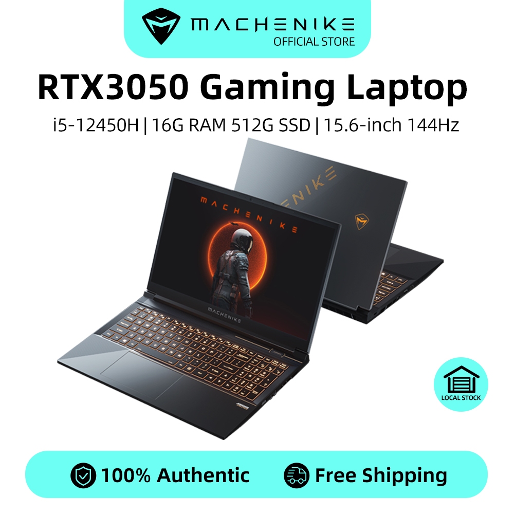 Machenike S15 RTX3050 gaming laptop Intel i5 12450H 15.6 inches Screen ...
