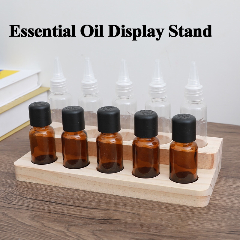 Wooden Essential Oil Storage Rack Wooden Display Stand Essential Oil ...