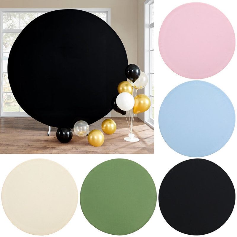 128cm Solid Color Circle Backdrop for Birthday Pure Color Round ...