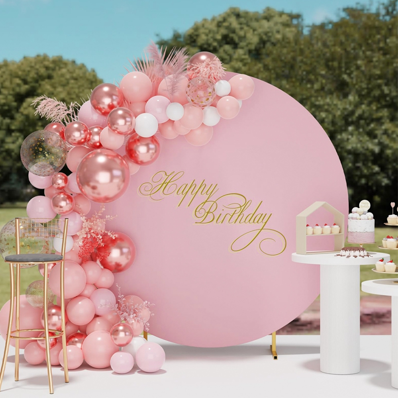 Pure Color Round Backdrop Cover for Stand Solid Color Circle Backdrop ...
