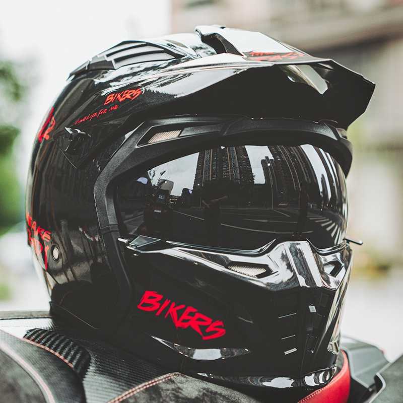 Orz Retro Motorcycle Combination Helmet Removable Helmet | Shopee Malaysia