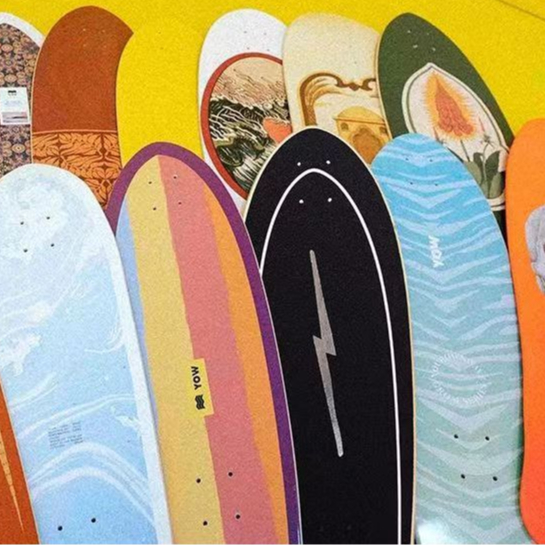 YOW SURF SKATEBOARD DECK WITH GRIPTAPE PRO SURF DECK MAPLES DECK ...