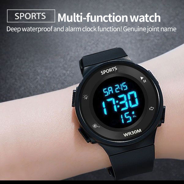 Waterproof Luminous Sports Watch For Men Electronic Watches Students ...