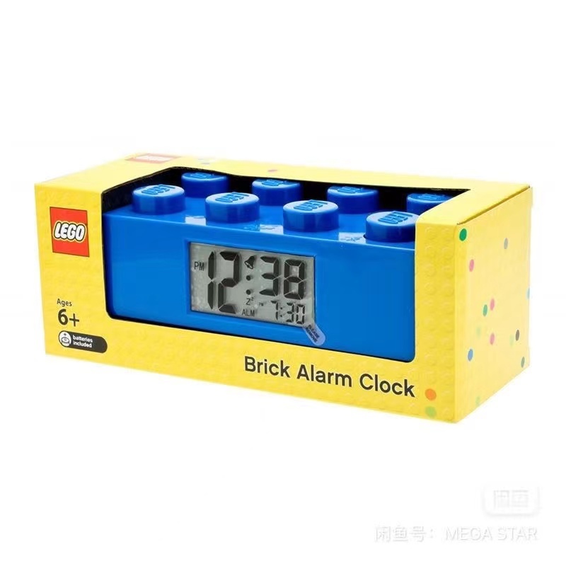 Lego LEGO Large Particle Table Clock Desk Clock Alarm Clock Children's ...