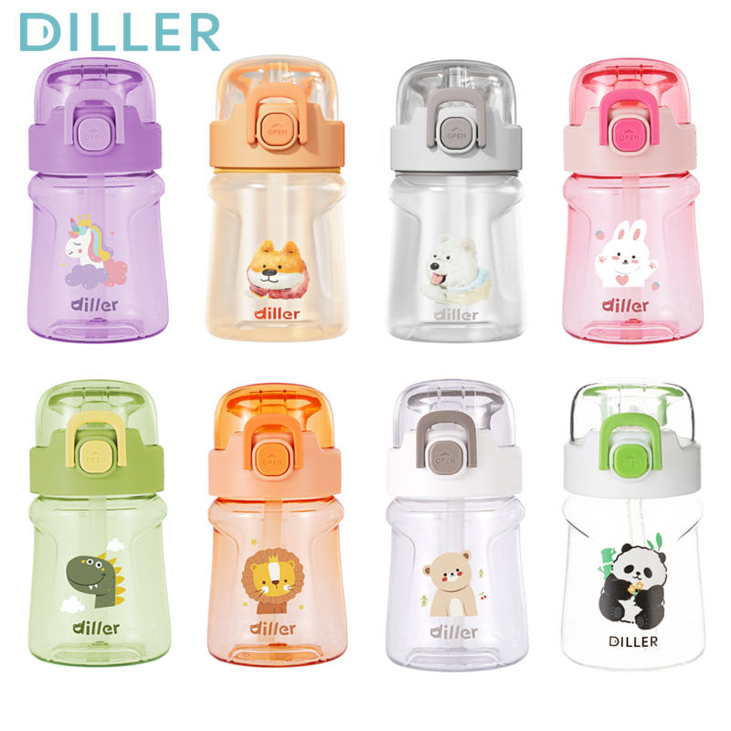 Diller Water Bottle Tritan BPA Free Drinking Bottle For Sports And ...