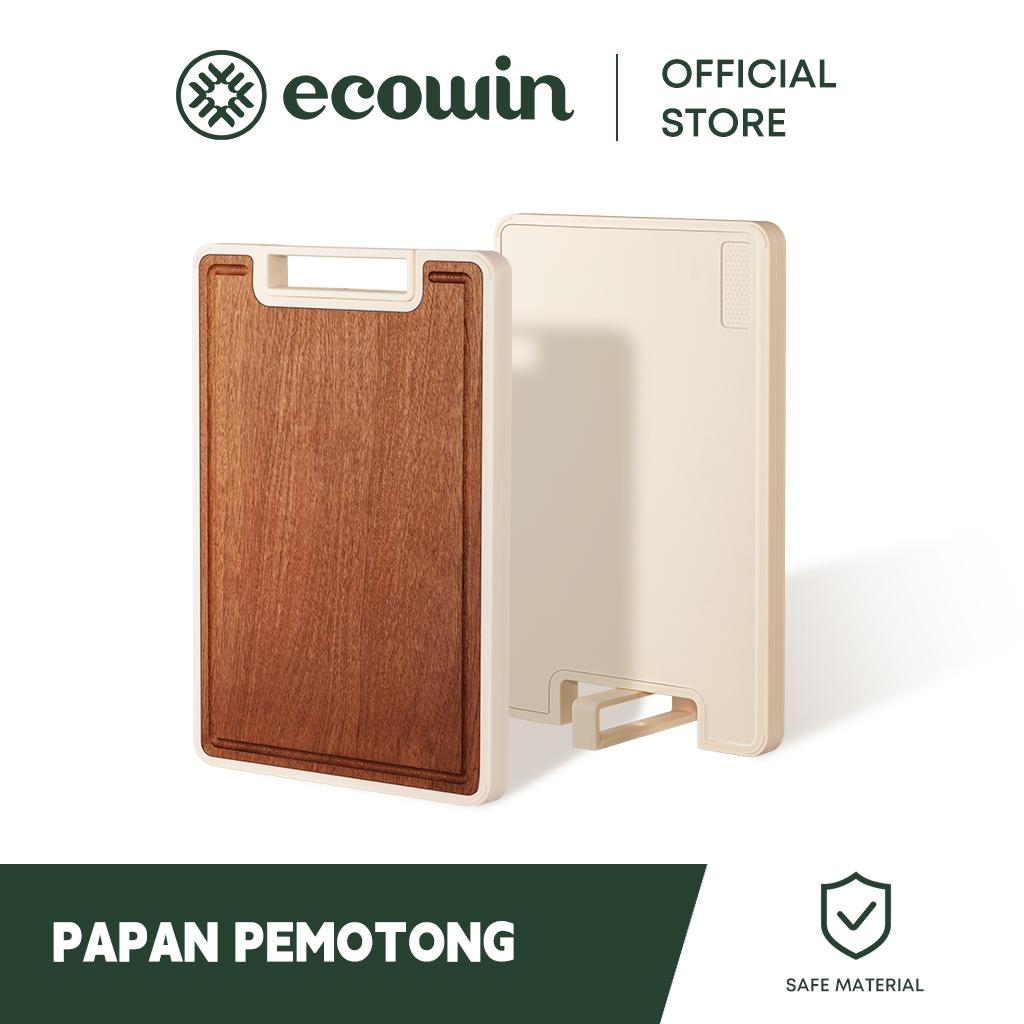 Ecowin solid wood chopping board PP double-sided cutting board ...
