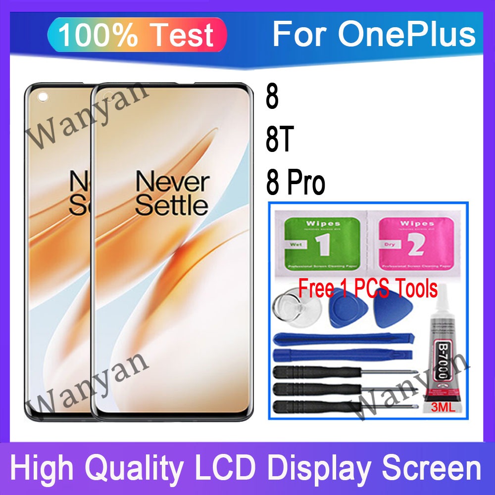 Original AMOLED Oneplus 8 8T 8 Pro LCD Display Touch Screen Replacement | Shopee Malaysia