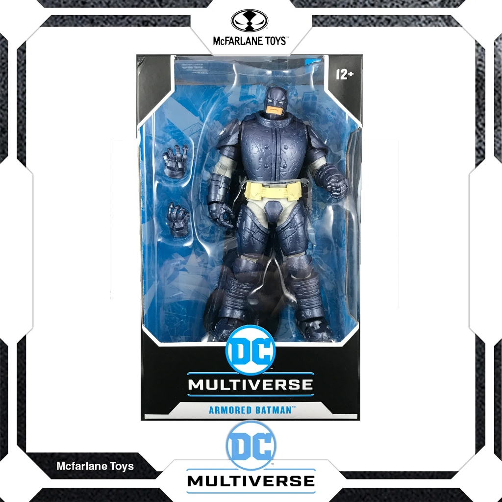 McFarlane Toys Dark Knight Heavy Armor Batman 7-inch Blue Movable ...