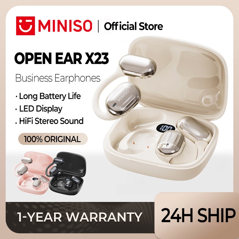 MINISO X23 Bluetooth earphones Open Ear Wireless Sports Headphones ...