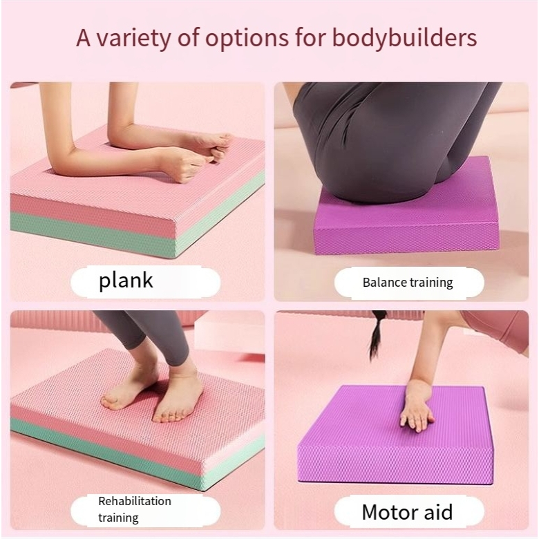 Soft Balance Pad TPE Yoga Mat Foam Exercise Pad Thick Balance Cushion ...