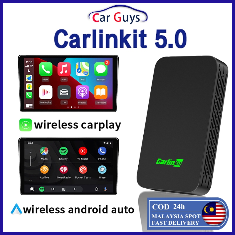 Carlinkit 5.0 apple carplay wireless adapter android auto wireless ...