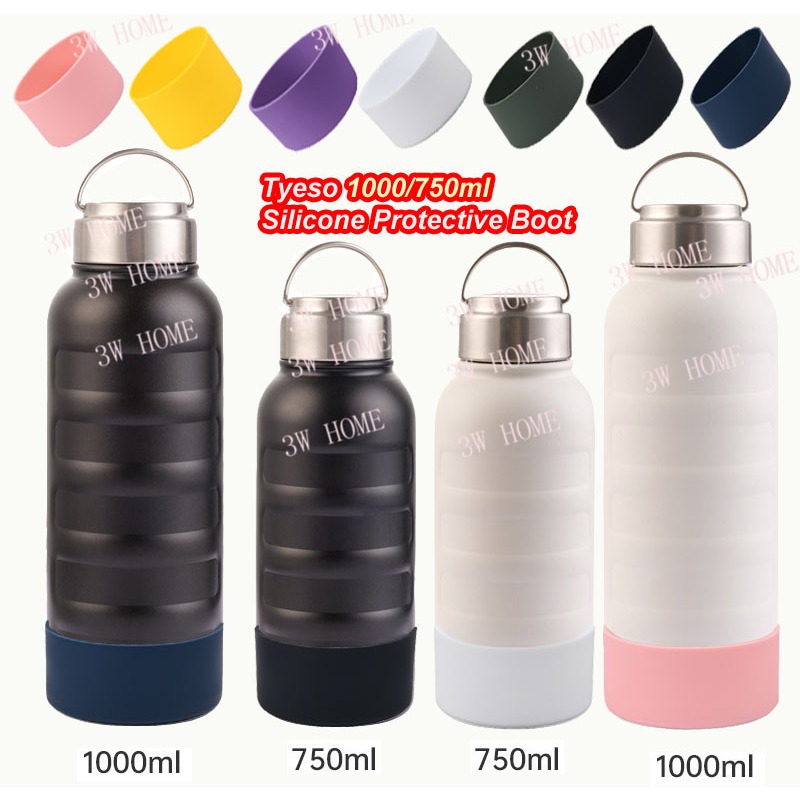 Tyeso Caterpillar 750/1000ml Silicone Protector, 8.5cm Silicone Boot ...