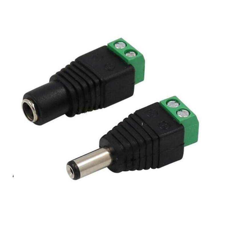 Dc Power Socket Male Female Head 12V Power Interface Monitoring 24V ...