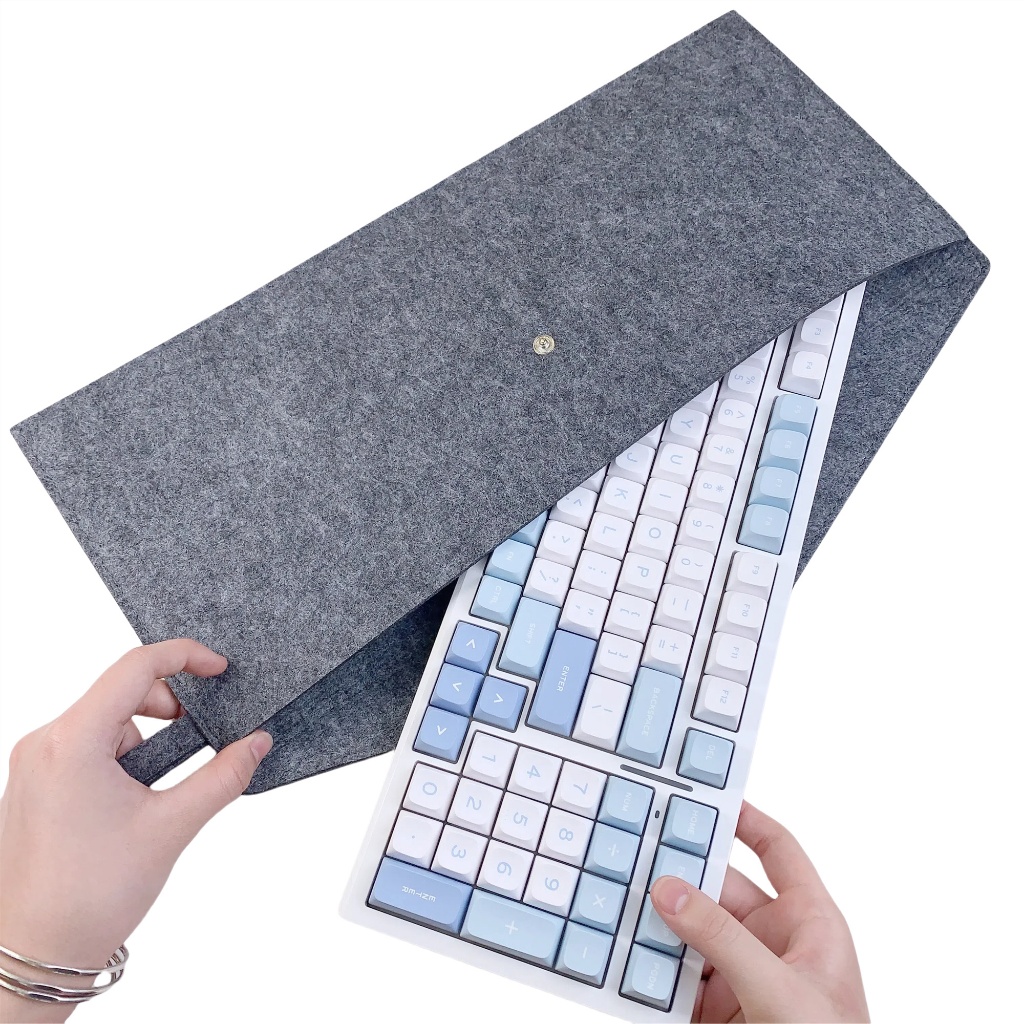 Mechanical Keyboard Carrying Case Felt Bag for 60% 65% 75% Layout ...